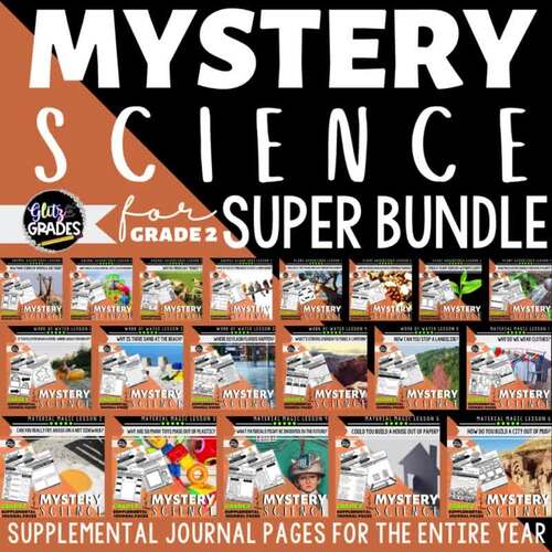 Mystery Science 2nd Grade SUPER BUNDLE SUPPLEMENTAL Journal Pages ...