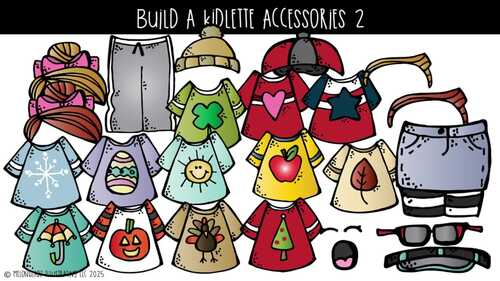 Build A Kidlette Accessory clip art Part 2, Build A Kid clip art ...