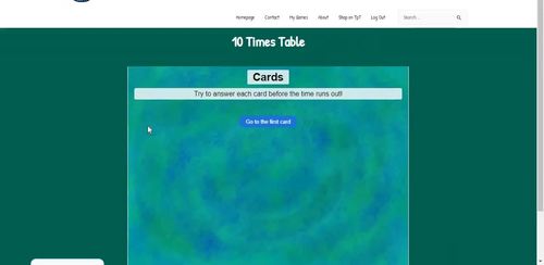 Multiplication Fact Fluency Game - 10 Times Table Review - Printable ...