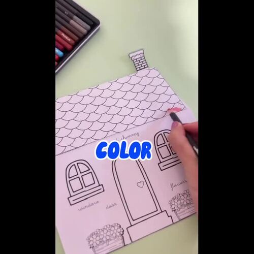 House Vocabulary Craftivity | English Second Language & ELA Project New ...