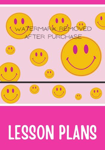 Teacher Binder: Smiley Face/Groovy/Retro theme (45 pages with video ...