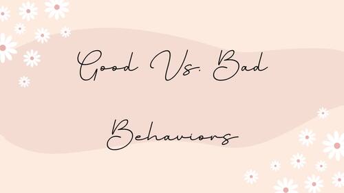 Good vs. Bad Behaviors Sorting Activity | Social Skills & Behavior ...