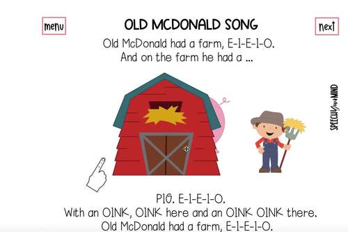 Old McDonald Farm Language Boom Cards™ | Basic Concepts Farm | Farm Animals