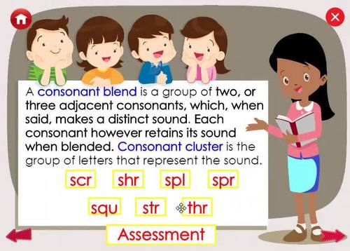 Success with Phonics: 3-Letter Consonant Blends Boomcards by Quail ...