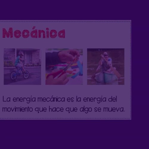 Formas de Energía Vocabulario Power Point y Organizadores Gráficos