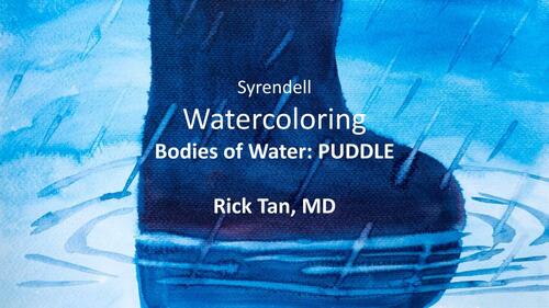 Wet-on-Wet Painting of Puddle Video | Art Lesson 2 of 5 | Rick Tan ...