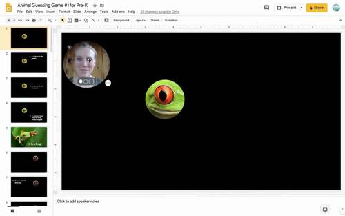 DISTANCE LEARNING I Spy #2 Animal Guessing Game for Zoom on PowerPoint