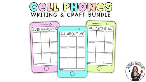 AVID Cell Phone Photo Albums | Bulletin Board Art and Writing ...