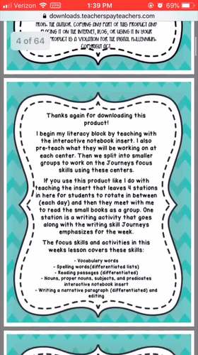 Differentiated Literacy Centers a Weeks worth of Activities Set 9