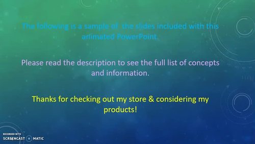 Active & Passive Transport, Diffusion & Osmosis Animated PowerPoint