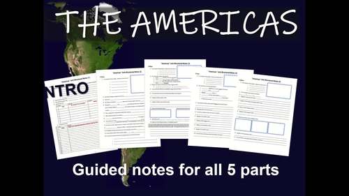 AMERICAS UNIT (ALL 5 PARTS) epic, engaging 110-slide PPT | TpT