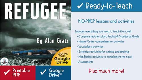Refugee Novel Study Book Unit by The Teaching Bank | TPT