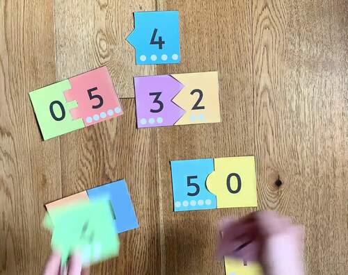 Number Bonds to 5 Jigsaw Activity PreK K by LEO LESSONS | TPT