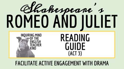 Romeo and Juliet Act 3 Reading Guide and Answer Key | Test Prep | HS ...