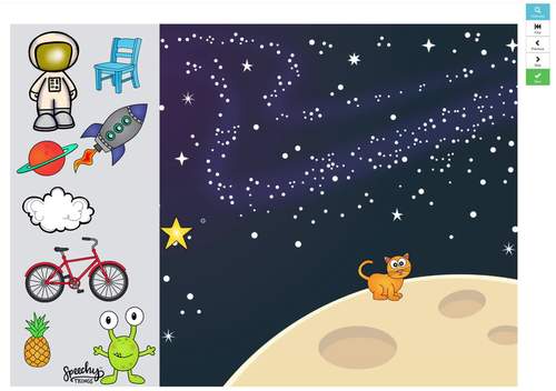 Silly Language Scenes - Wh Questions - Associations - Play - Boom Cards