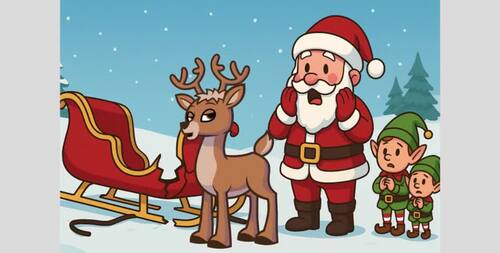 Physics: Santa's Sleigh Digital Escape Room | Christmas | Motion & Forces