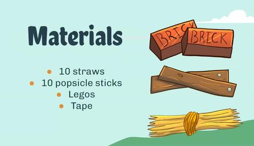 Three Little Pigs Storybook STEM | Literacy and STEM fairytale activities