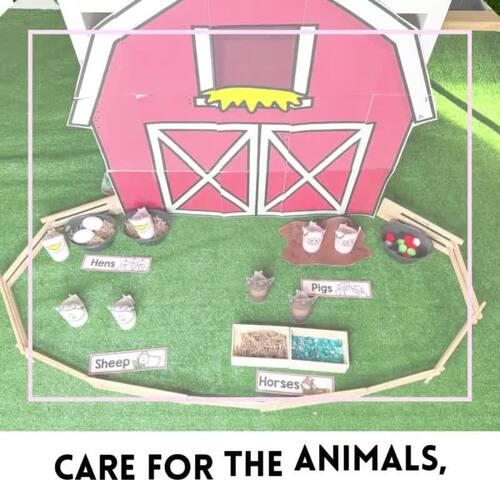 Farm Dramatic Play - Farm Pretend Play Printable Farm Animals & Farmer ...
