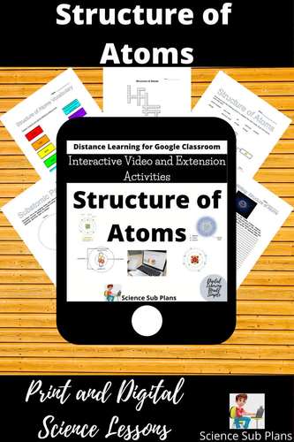 Structure of Atoms - Interactive Video and Extension Activities | TPT