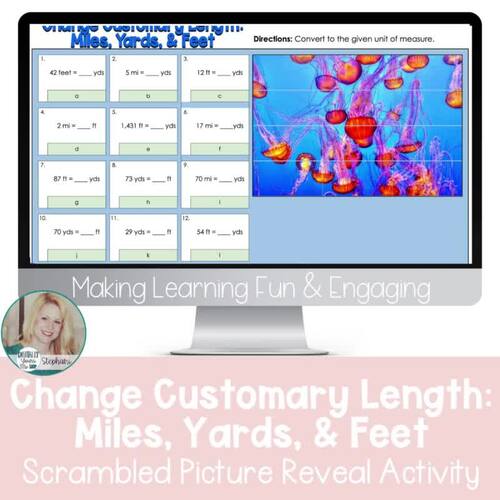 4th and 5th Grade Change - Convert - Customary Length Digital Resource ...