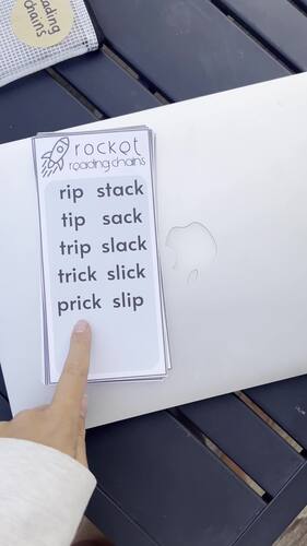 Word Chains, Rocket Reading, Decodable Activities, SOR, Reading Centers