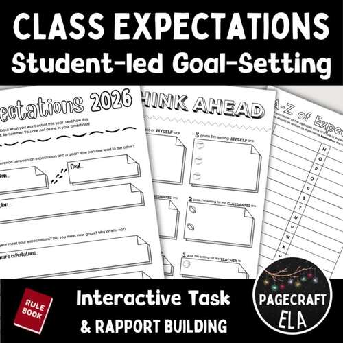 New Year 2025 Expectations & Goal-Setting with Reflective Student-Led ...