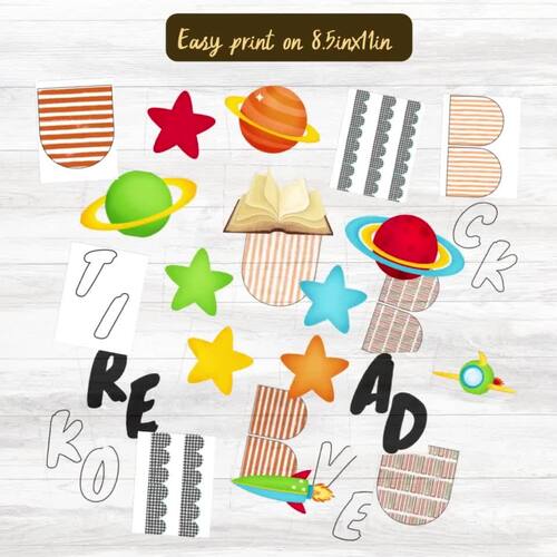 Library Bulletin Board Kit Reading is a Ticket to Adventure, Classroom ...