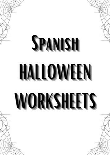 Spanish Halloween Worksheets Activity by Worksheet Whisperer | TPT