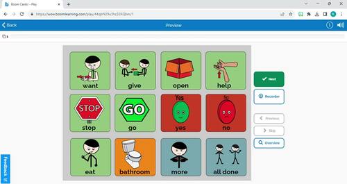 No Print Basic Core AAC Communication Board | TPT