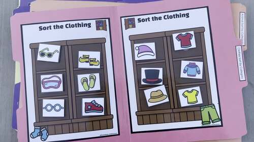 Early Math File Folders Sort by Attributes | Hands-On Sorting & Matching