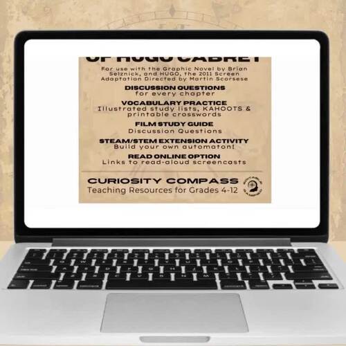The Invention of Hugo Cabret: Novel/Film Study Book Club & STEAM BUNDLE
