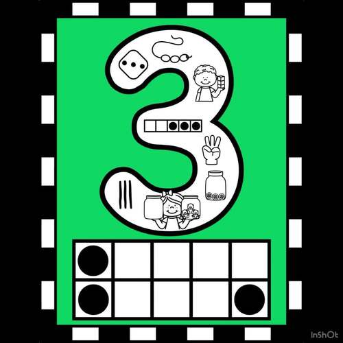 Math Posters Bundle | Numbers to 20, Subitizing, Ten-Frames, Handwriting