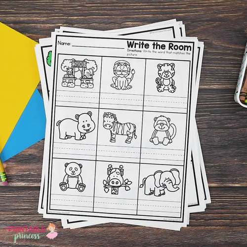 Spring Writing Centers for Kindergarten by The Printable Princess
