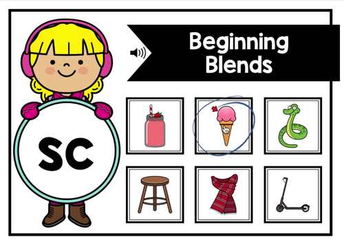 Beginning Blends Winter Kindergarten Boom Cards | TPT