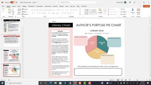Literary Charts: Engaging ELA Analysis Activities and ELA Test Prep for ...