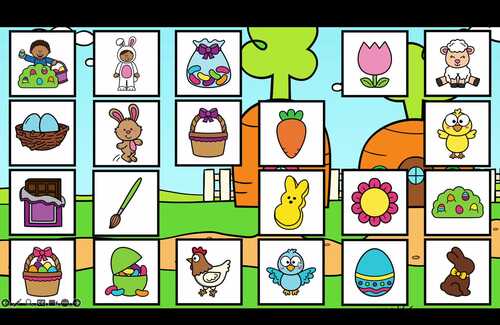 CACHE-CACHE Easter/Pâques French Vocabulary Digital Game | TPT