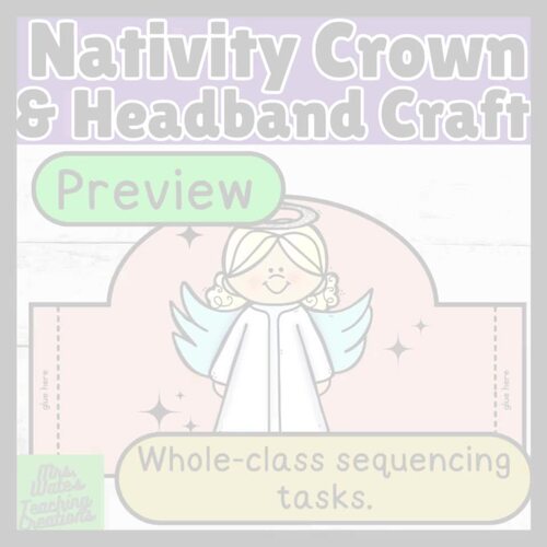 NO PREP Nativity Crown Craft | Christmas Sequencing & Retelling ...