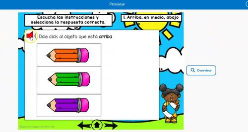 Kinder- Math- Clasifica y separa en BOOM CARDS by Spanish Classes with ...