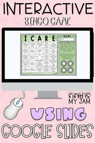 Caring and Kindness Bingo Classroom Cards | Digital Included by Fifth ...