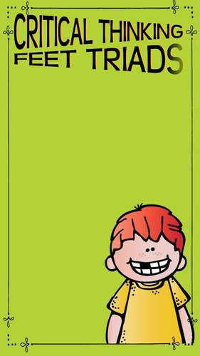 CRITICAL THINKING TASK CARDS Word Relationships FEET TRIADS Vocabulary HOTS