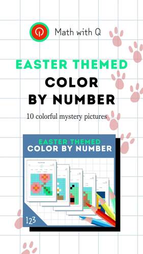 Easter Color By Number | 10 Colorful Mystery Pictures | Young Learners