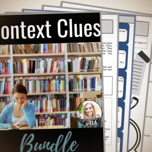 Context Clues Vocabulary Bundle- SAT + Close Reading Practice for ELA