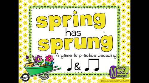 Spring Has Sprung - CS Unit 1 Decode Familiar - Interactive Game (BUNDLE)