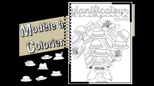 cahier de planification 2020-2021 "À Colorier" by MariESL's Walls
