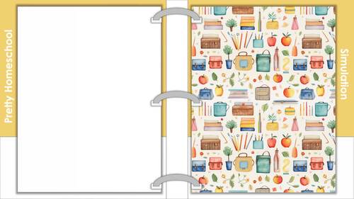 Editable and Printable Portfolio Binder Covers and Spines | Vintage ...