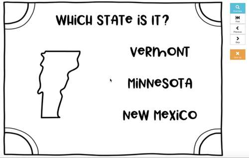 State Identification Boom Cards by Miss Johnson Teaches | TpT