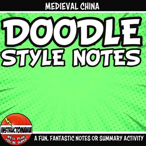 Doodle Style Notes for Medieval China Activity | TPT