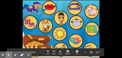 CVC WORDS SHORT VOWEL TREASURE HUNT Kindergarten Interactive DECODING Game