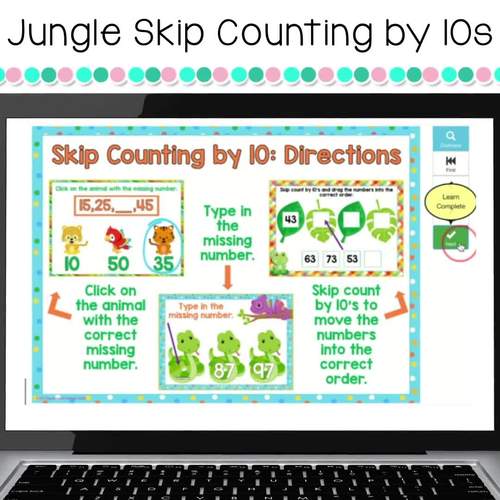 Skip Counting by 10 Boom Cards™ by K's Classroom Kreations | TPT