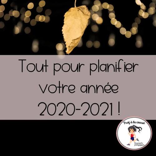 French Teacher Planner 2020-2021 | Planificateur 2020-2021- Animaux de ...
